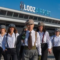 Lodz Airport: "By order of the Peaky Blinders". We’re flying from Łódź ...